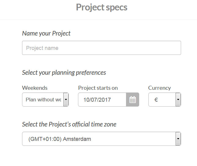 Cases in which to change the time zone of my project