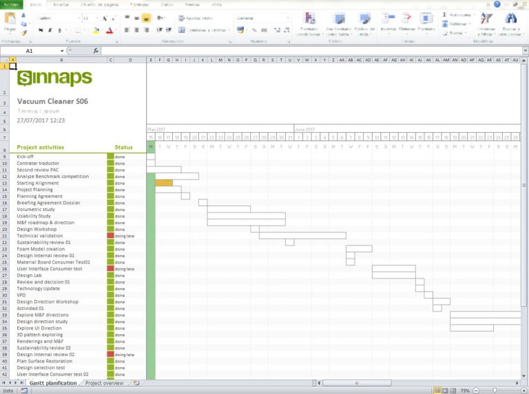 Project Report: PDF and Excel - Samples and Step by Step | Sinnaps